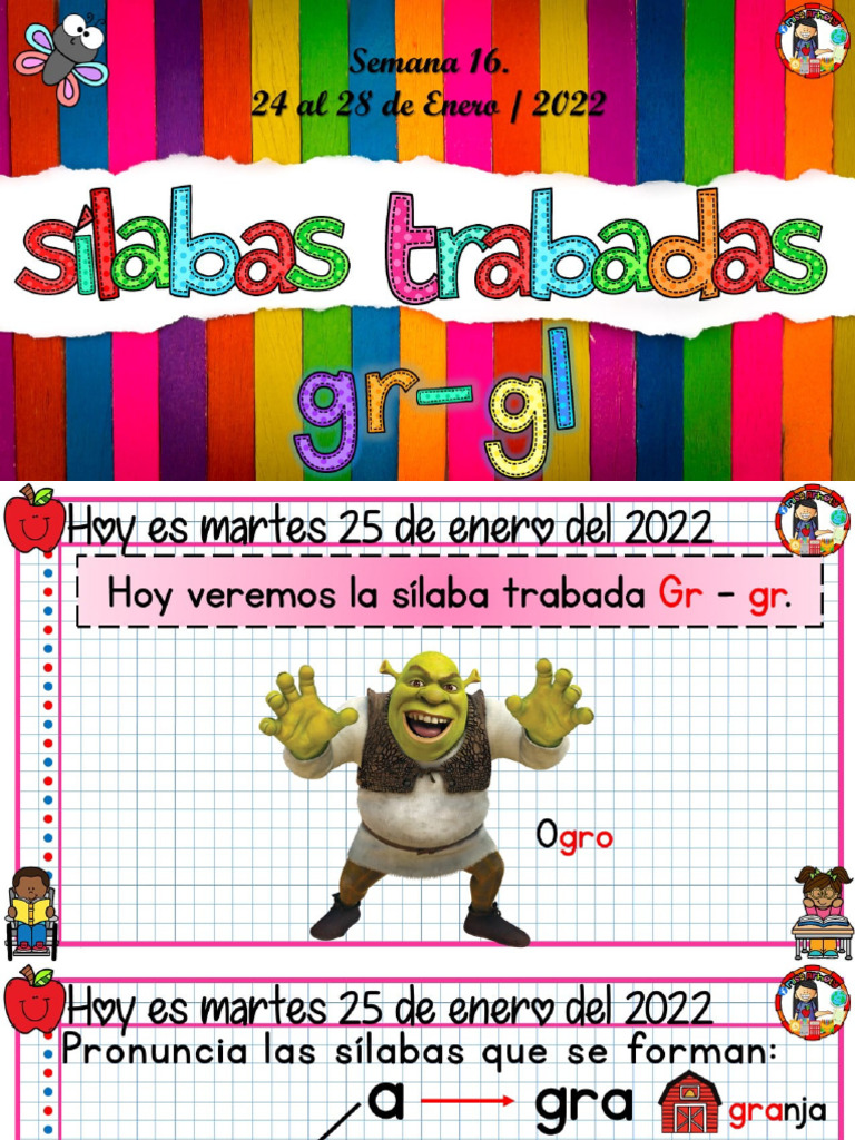 CUADERNO-PARA-REPASAR-LAS-SILABAS-TRABADAS-GR-GL_Parte1 | PDF