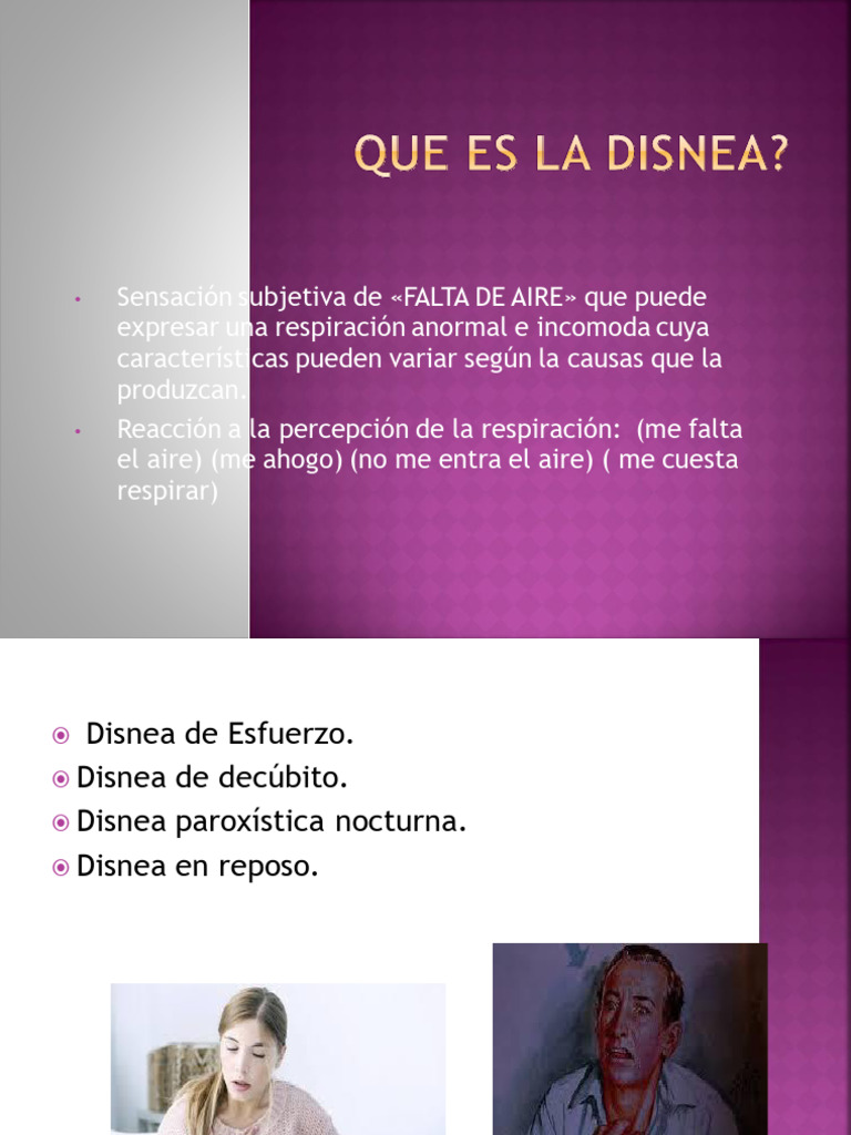 DISNEA | PDF | Tos | Sistema respiratorio