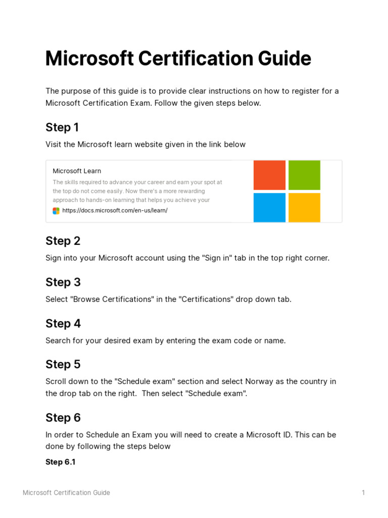 Microsoft Certification Guide | PDF
