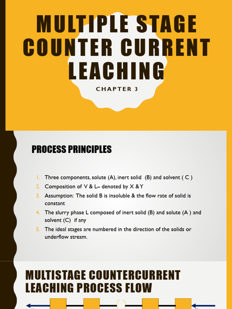 Multistage Leaching (1) | PDF | Solubility | Chemistry