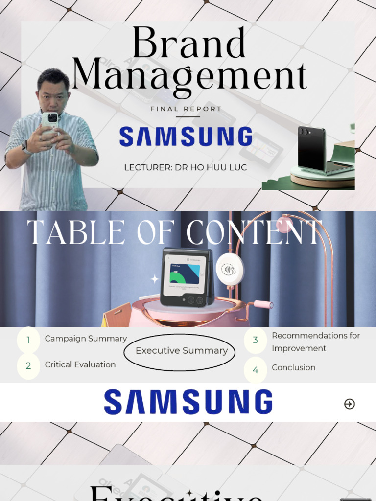 Samsung Galaxy Z Flip Campaign Review | PDF | Brand | Smartphone