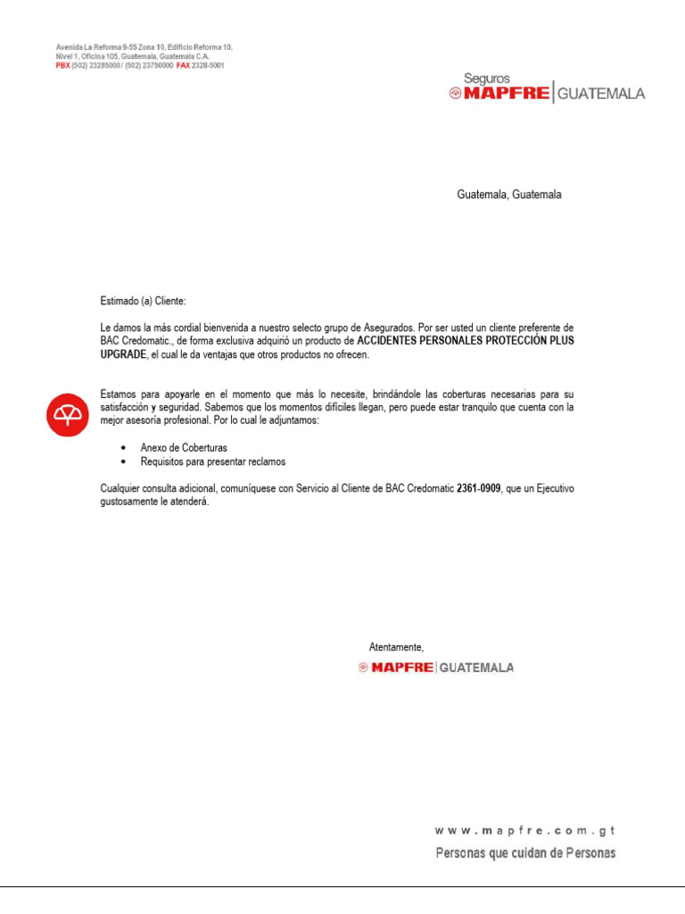 CARTA DE BIENVENIDA Y CERTIFICADO AP PROTECCI_STEVEN ALEXANDER MAR 44 | Descargar gratis PDF ...