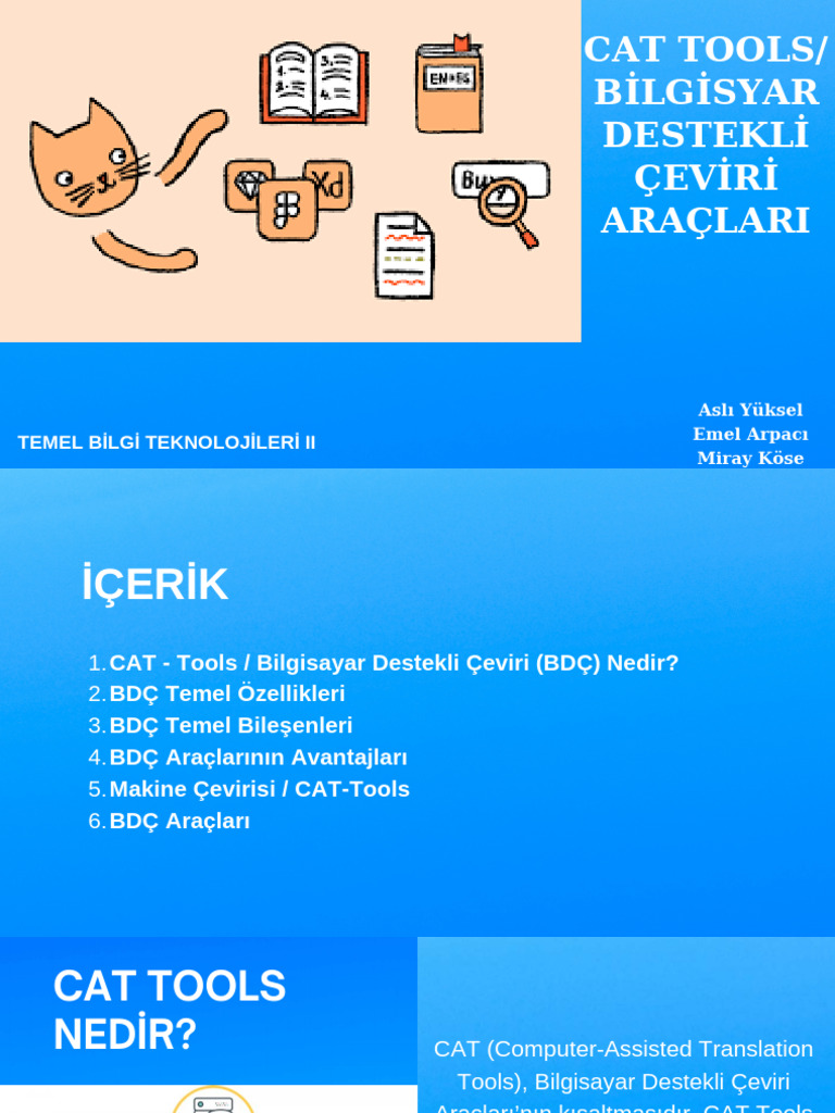 Cat Tools Bi̇lgi̇syar Destekli̇ Çevi̇ri̇ Araçlari | PDF