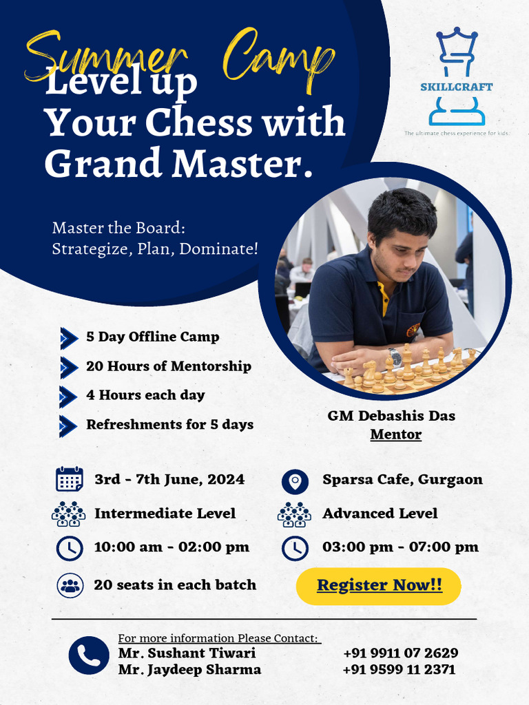 Chess Camp by GM Detailed Brochure | PDF