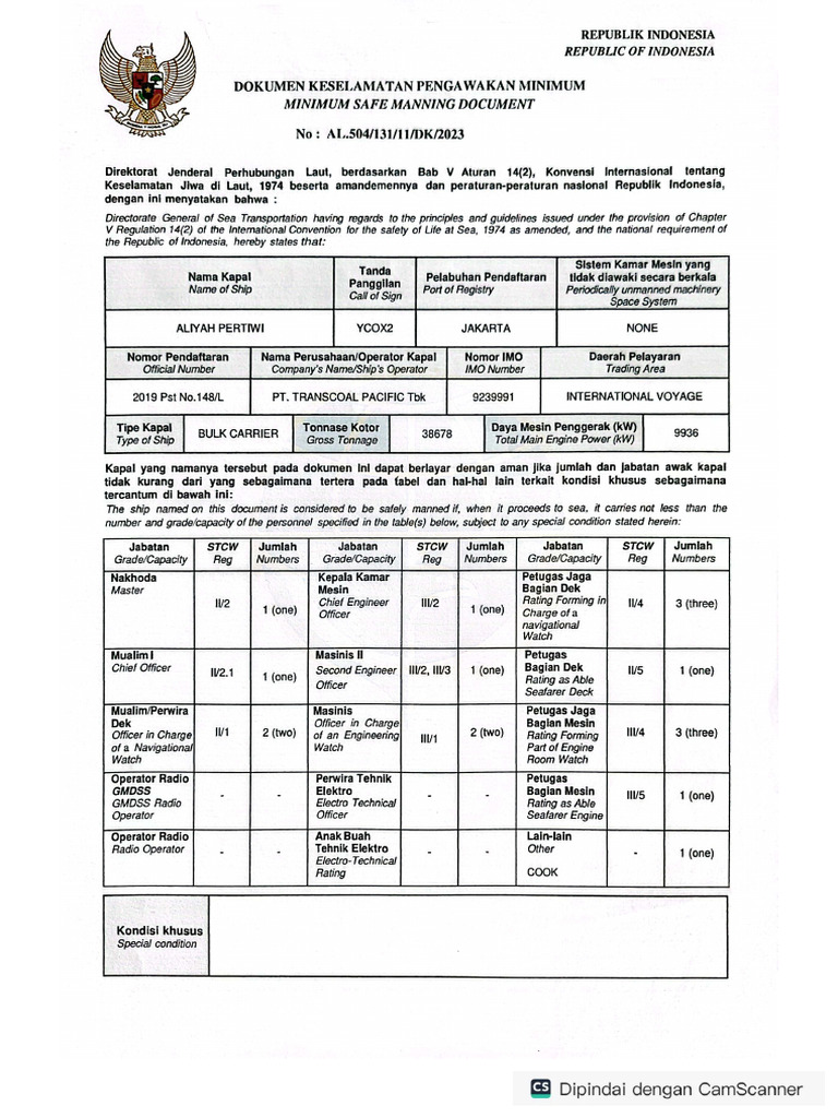 17.safe Manning | PDF