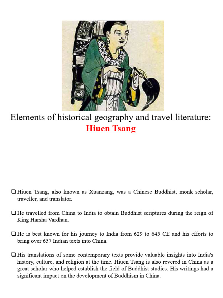 Hiuen Tsang | PDF | Tang Dynasty | Indian Religions