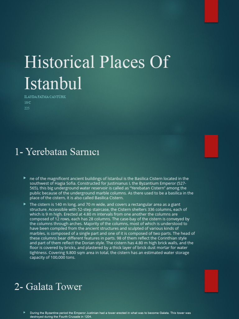 Historical Places of Istanbul | PDF