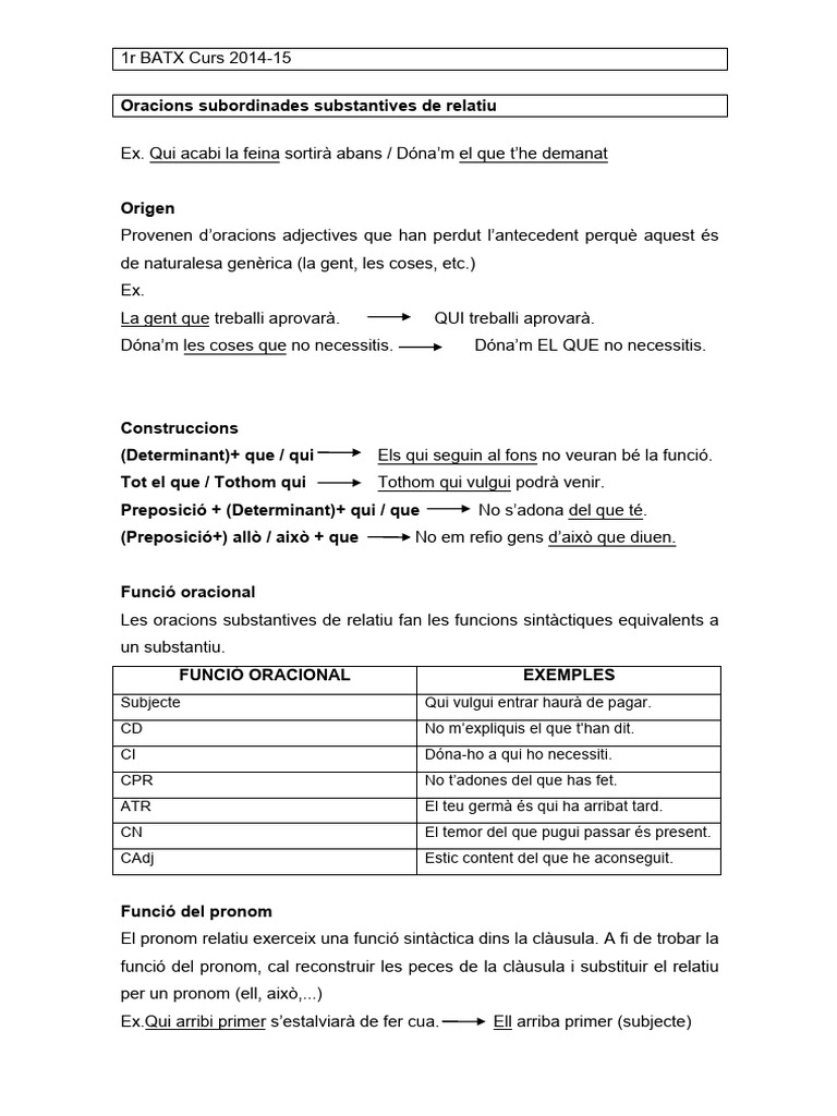 OSS de relatiu 1 | PDF