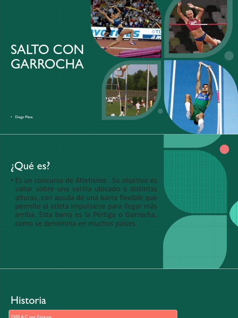 Salto Con Garrocha | PDF | Deporte del atletismo