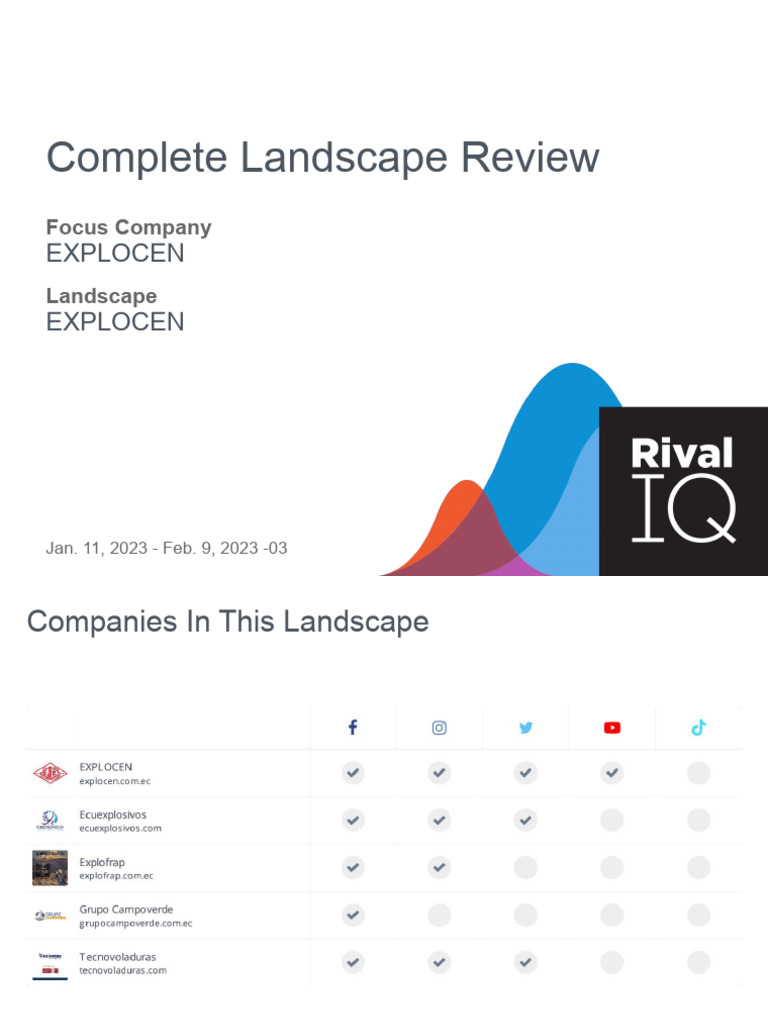 Rivaliq Complete Landscape Review Explocen 20230209 | PDF | You Tube ...