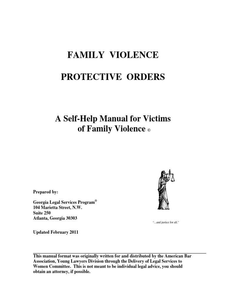 Self Help Tpo Manual Upd Feb 2011 | PDF | Restraining Order | Child Support