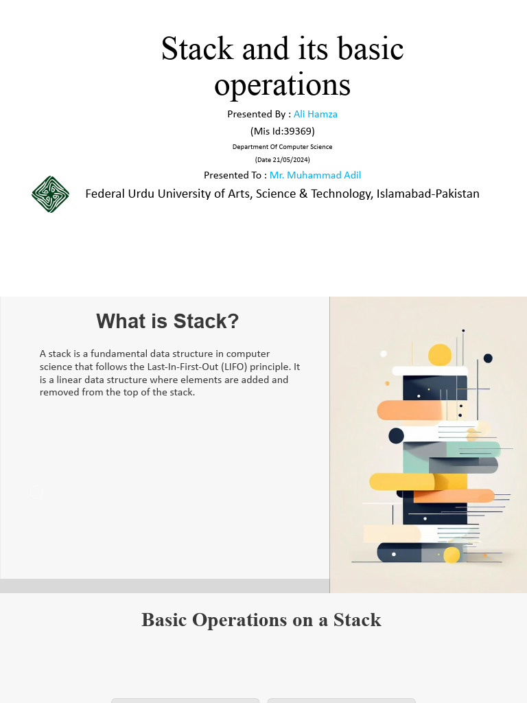 What Is A Stack | Download Free PDF | Software Development | Computer Programming