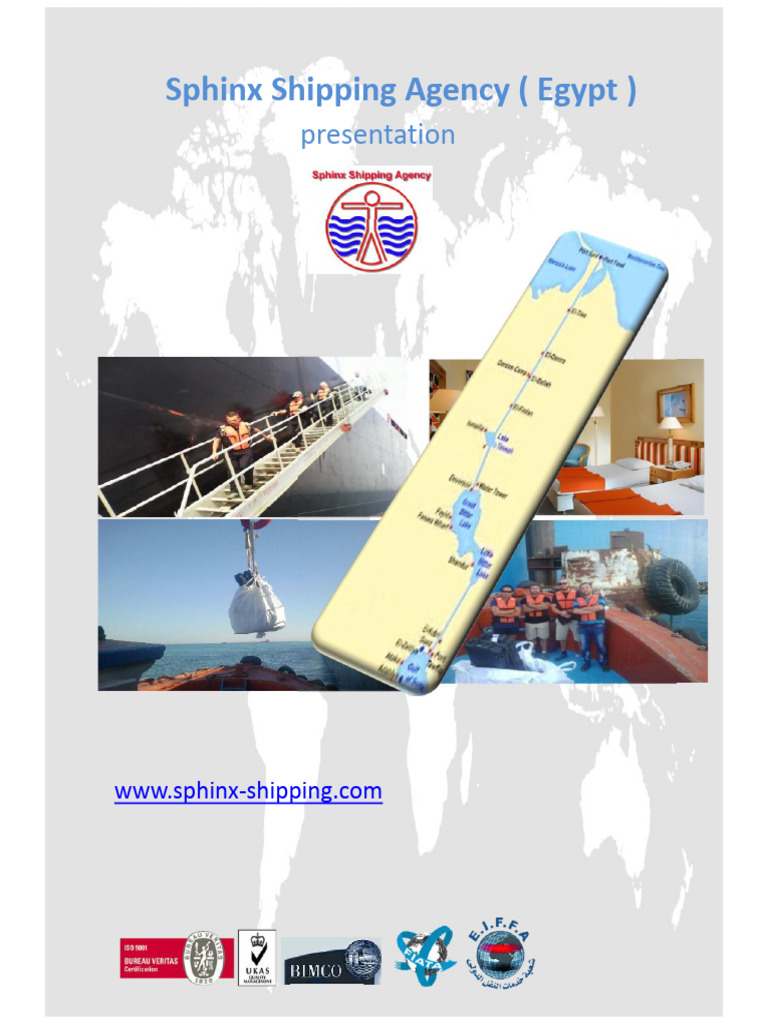 Sphinx Shipping Agency - Prsntation - Копия | PDF | Egypt | Water Transport
