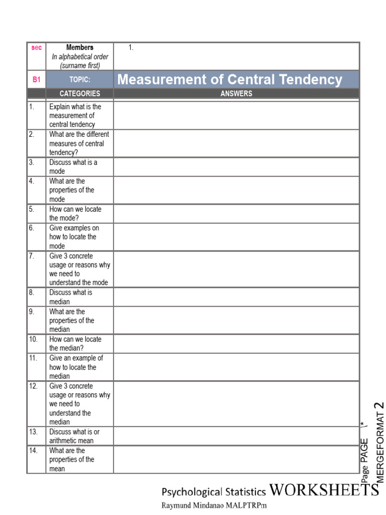 23-b-measurement-of-central-tendency.docx | PDF