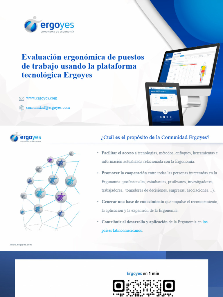 Plataforma Ergoyes: Evaluación Ergonómica Eficiente | PDF | Factores humanos y ergonomía ...