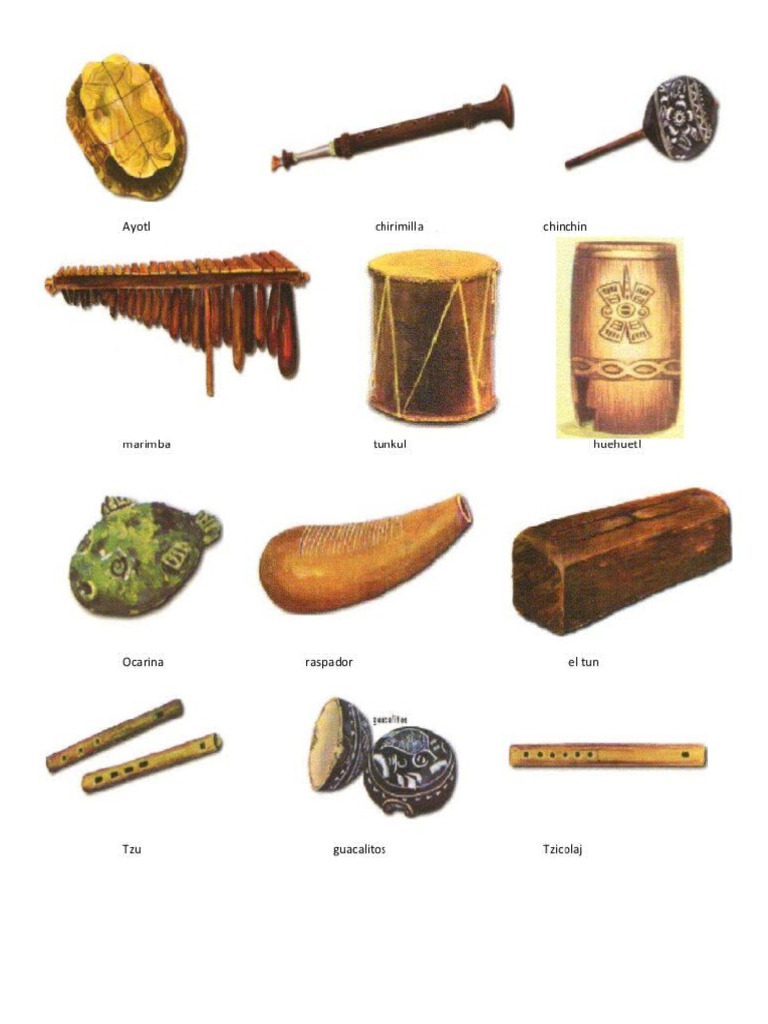 Instrumentos Autoctonos de Guatemala 8 PDF Free | PDF