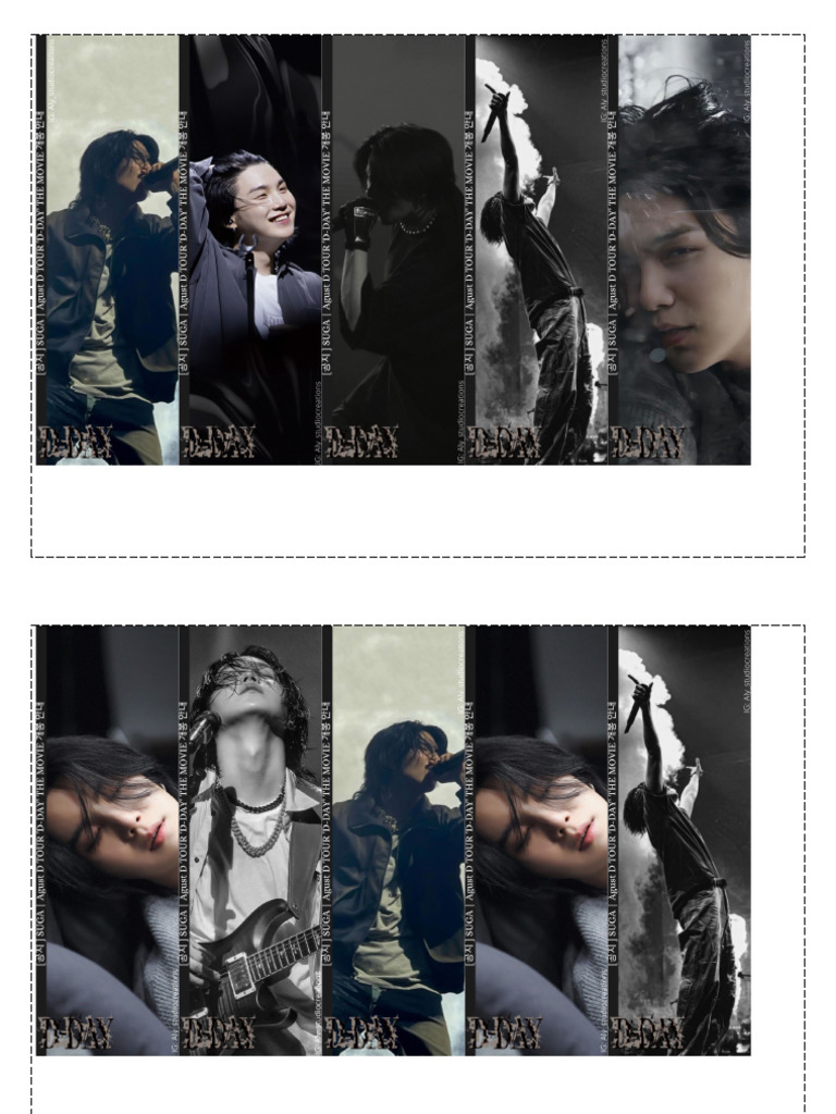 BTS DDAY The Movie Separadores | PDF