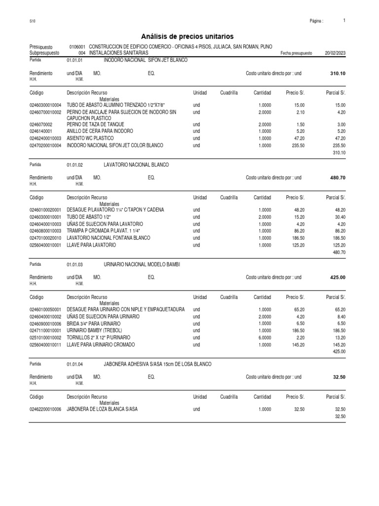 4 - Apu - Iiss | PDF | Ingeniería mecánica | Plomería