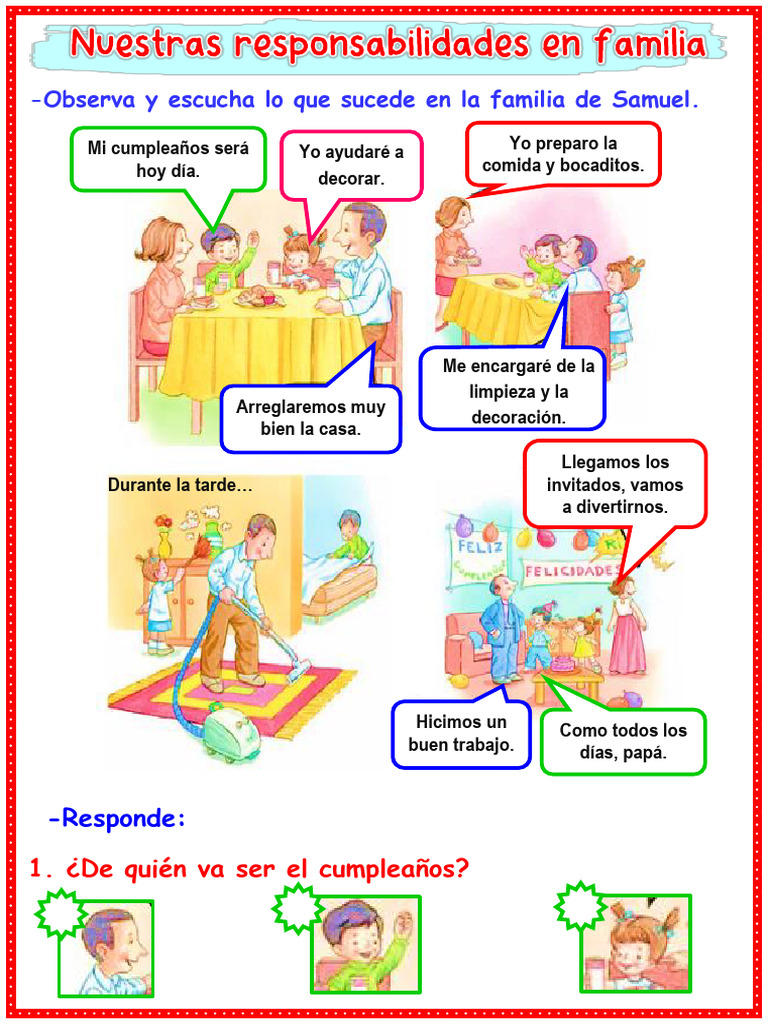 Ficha Responsabilidades en Familia[1] | PDF
