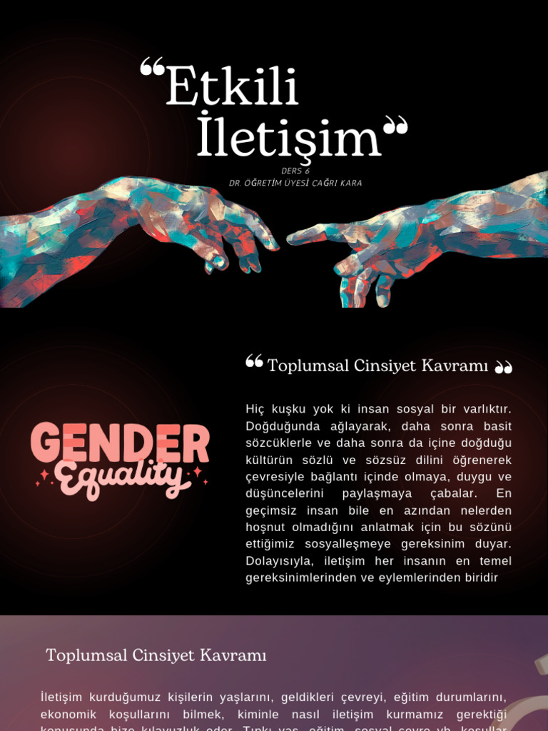 Etkili İletişim Ders 6 | PDF