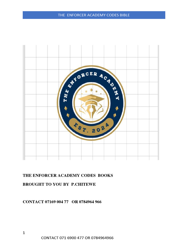 The Enforcer Academy VB Codes | PDF | Summation | Arithmetic