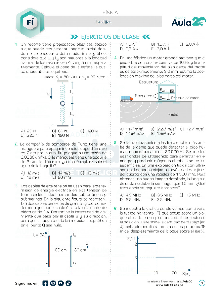 Las Fijas - Física | PDF