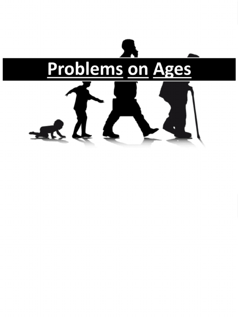 Problems On Ages No Anno | PDF