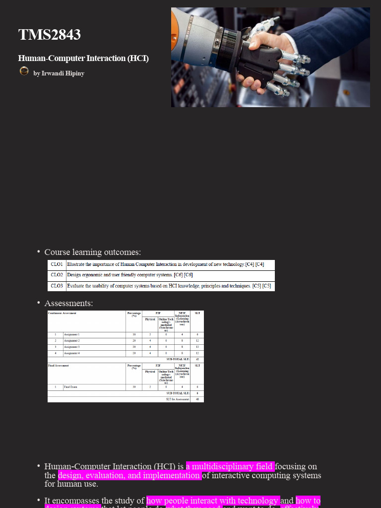 Understanding Human-Computer Interaction | PDF | Human–Computer ...