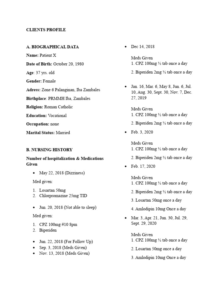 Biographical Data | PDF | Medicine | Clinical Medicine