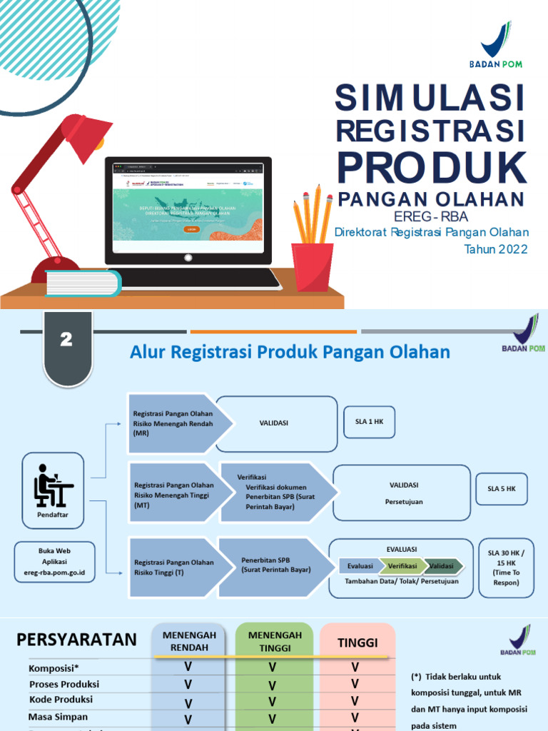 Pendaftaran Produk Ereg-RBA | PDF