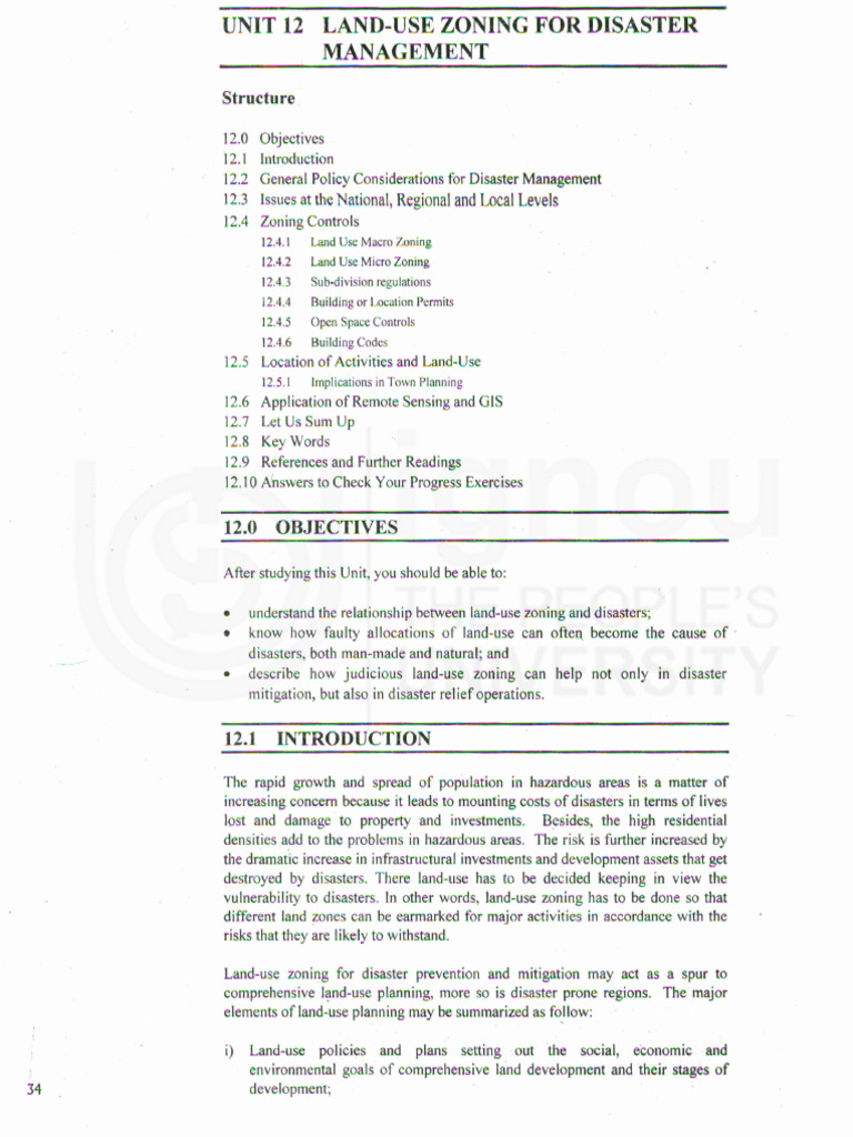 Land-Use Zoning For Disaster MNGT | PDF | Flood | Zoning