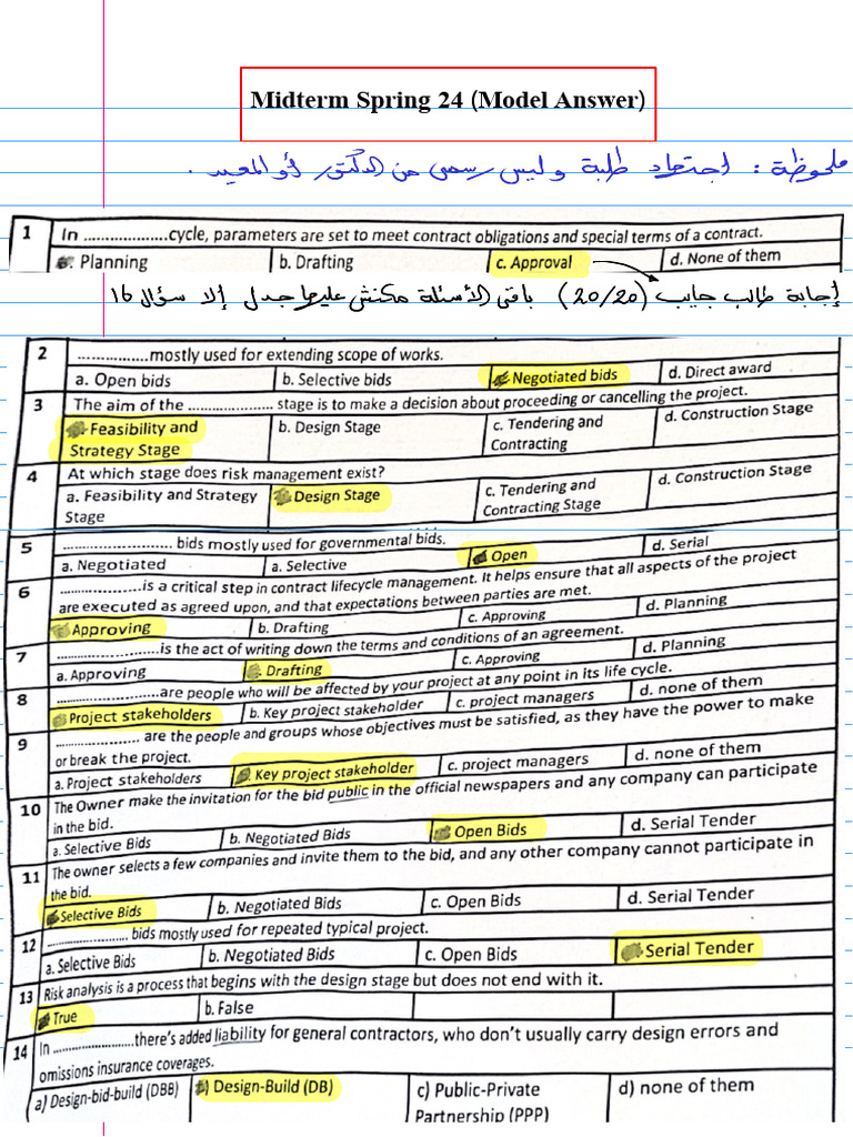 MT Spring 24 (with Model Answer) | PDF