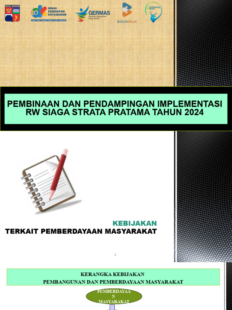 Implementasi RW Siaga Aktif Strata Pratama Tahun 2024 | PDF