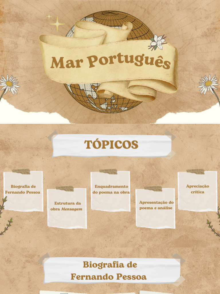 Análise Do Poema "Mar Português" | PDF