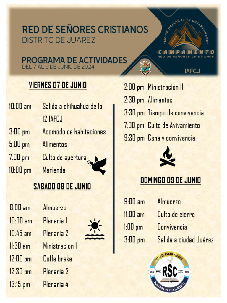 Programa Campamento 7 | PDF