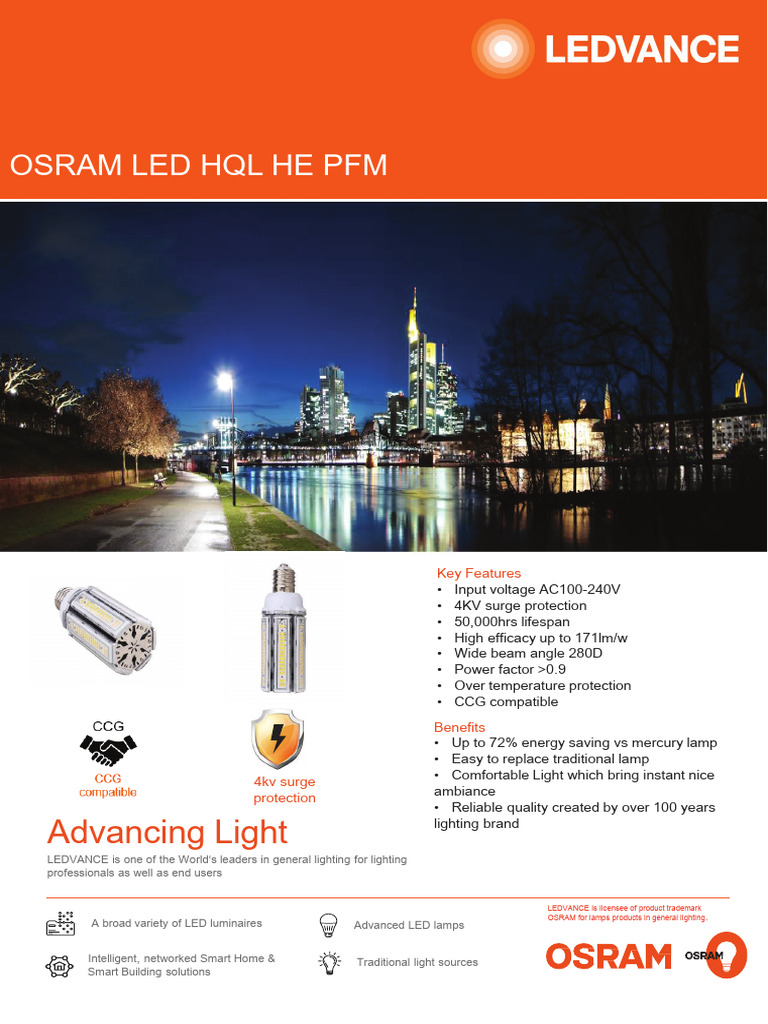 HQL-37W-Specs 1 | PDF | Electrical Equipment | Electromagnetic Spectrum