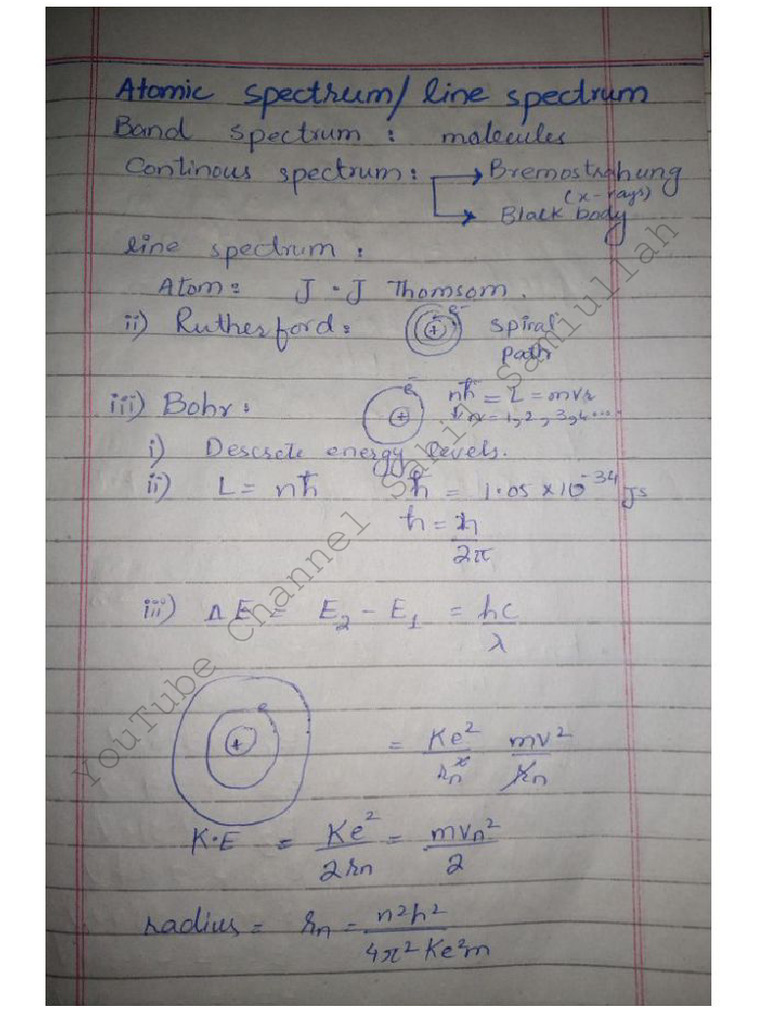 L9 Atomic spectra | PDF