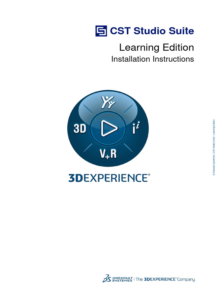 Installation and use of SIMULIA CST Studio Suite Learning Edition | PDF | Installation (Computer ...