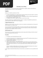 Sample Letter of Notice For Paternity Leave | PDF | Social Institutions ...