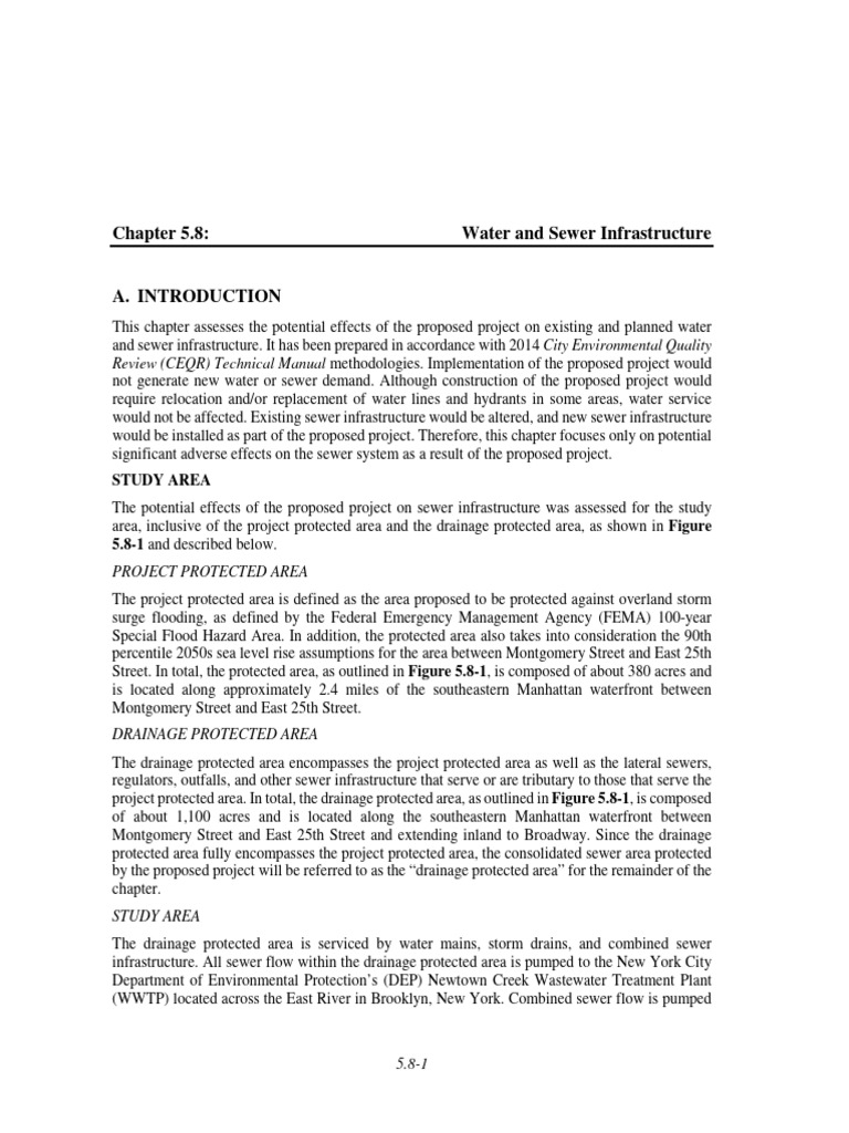 024 05 13 Esquema Ok ESCR-EIS-Chapter-5 - 8-Water-and-Sewer-Infrastructure | PDF | Combined ...