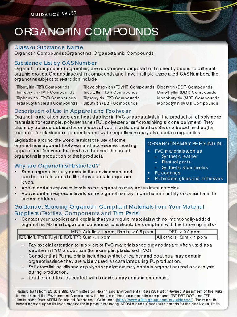 5db6e9df18b302f93ba52f11 Organotins | PDF | Secondary Sector Of The ...