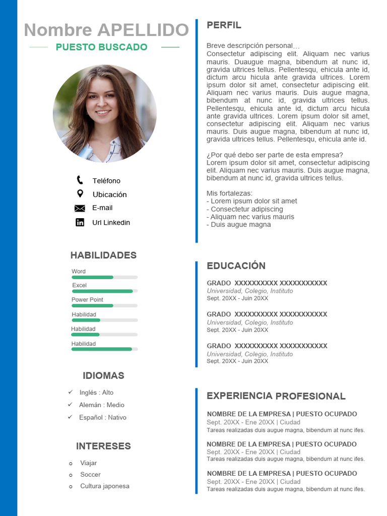 CV6 Curriculum-vitae-con-foto | PDF