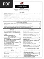 3 Course Dinner Menu | PDF