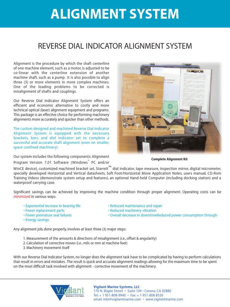 Alignment System | PDF | Machines | Equipment