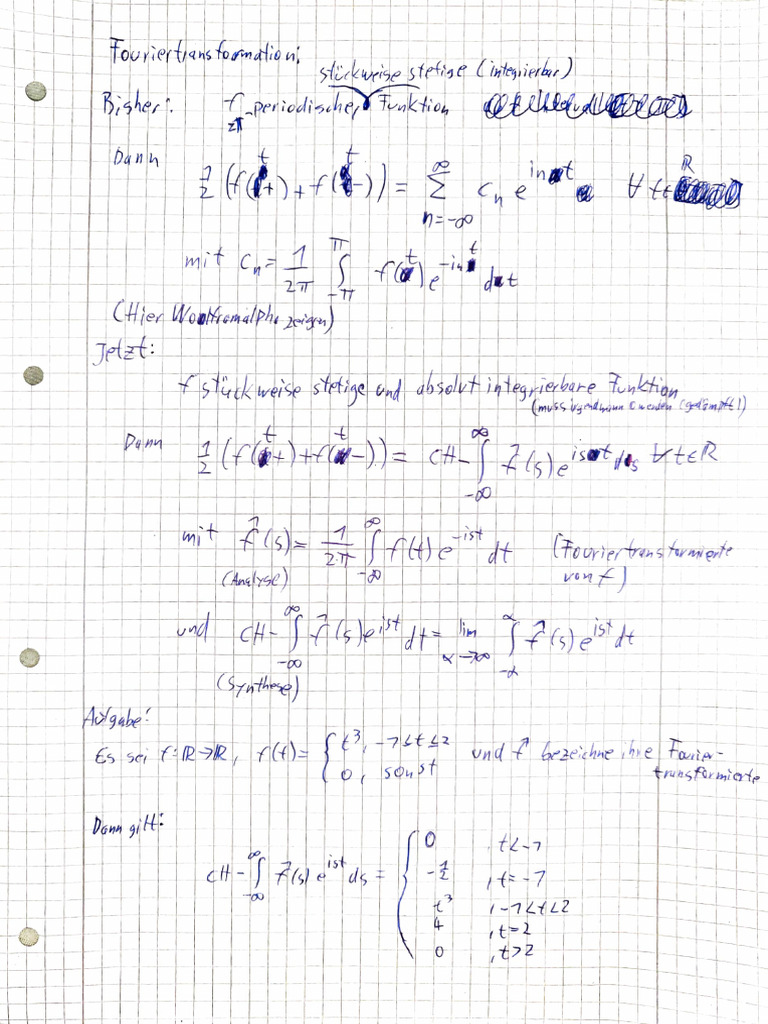 Tut10 Fouriertransformierte | PDF