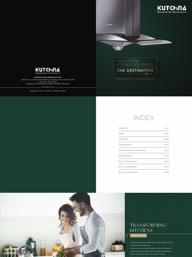 Kutchina Kitchen Catalogue | PDF | Noise | Frequency