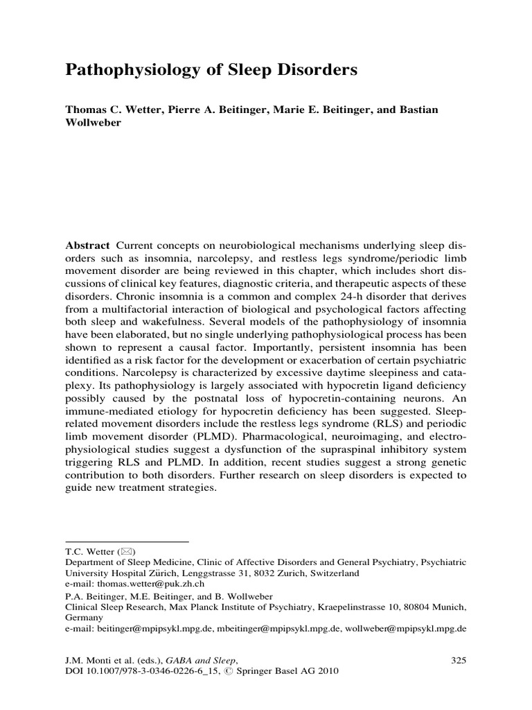 Pathophysiology of Sleep Disorders | PDF | Cerebral Cortex | Insomnia
