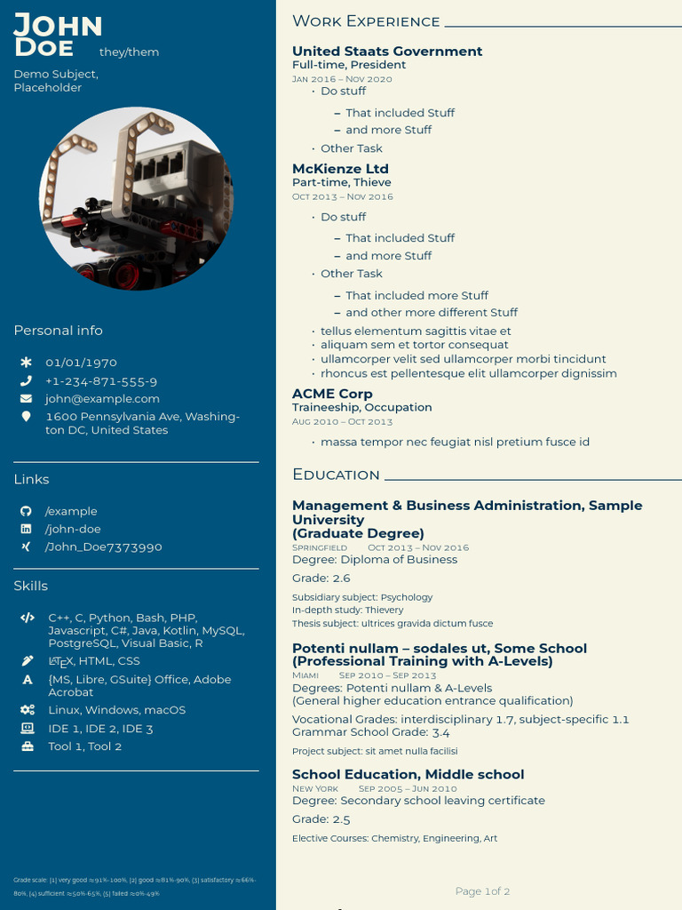 Clean CV Template | PDF | Computer Programming | Software Engineering