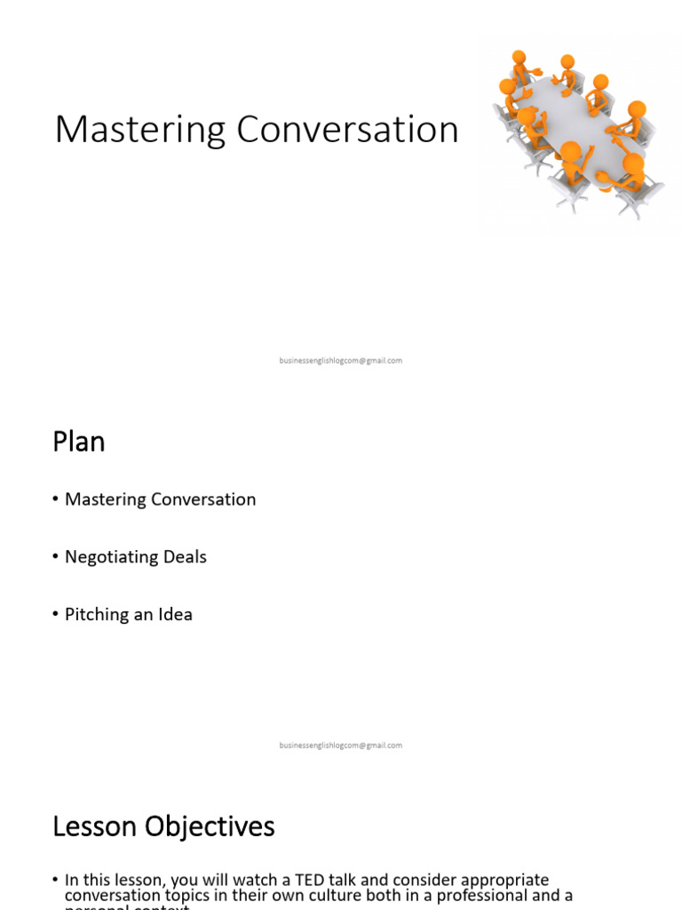 Mastering Conversation | PDF
