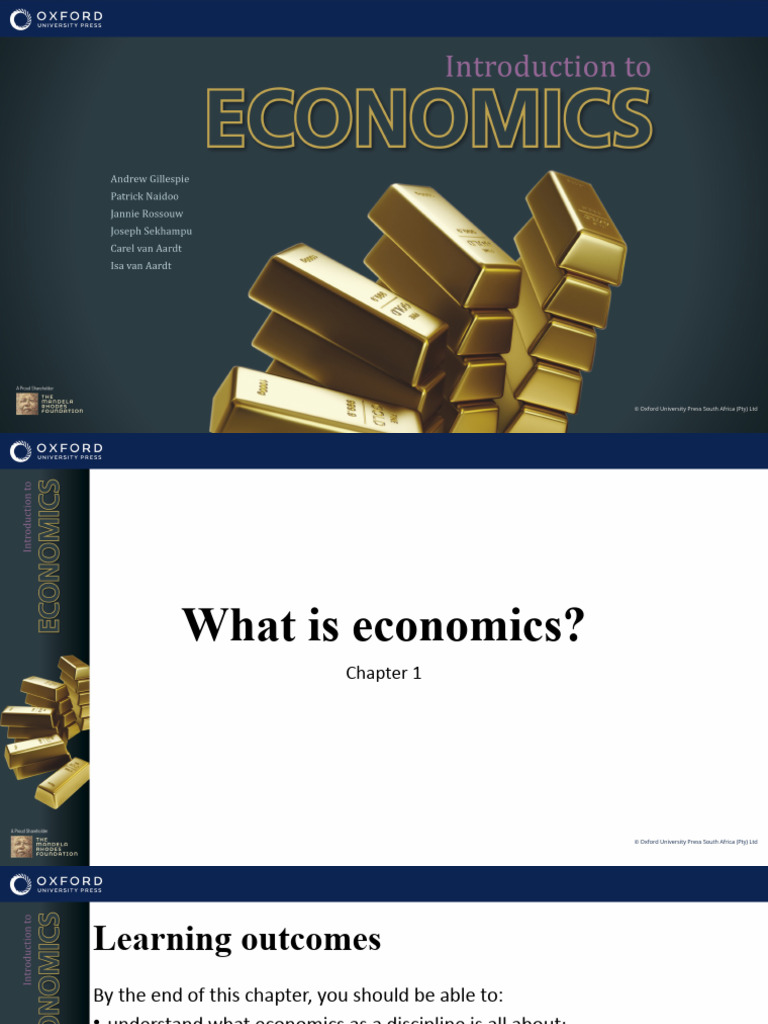 chapter 1 Gillespie powerpoint | Download Free PDF | Economics ...